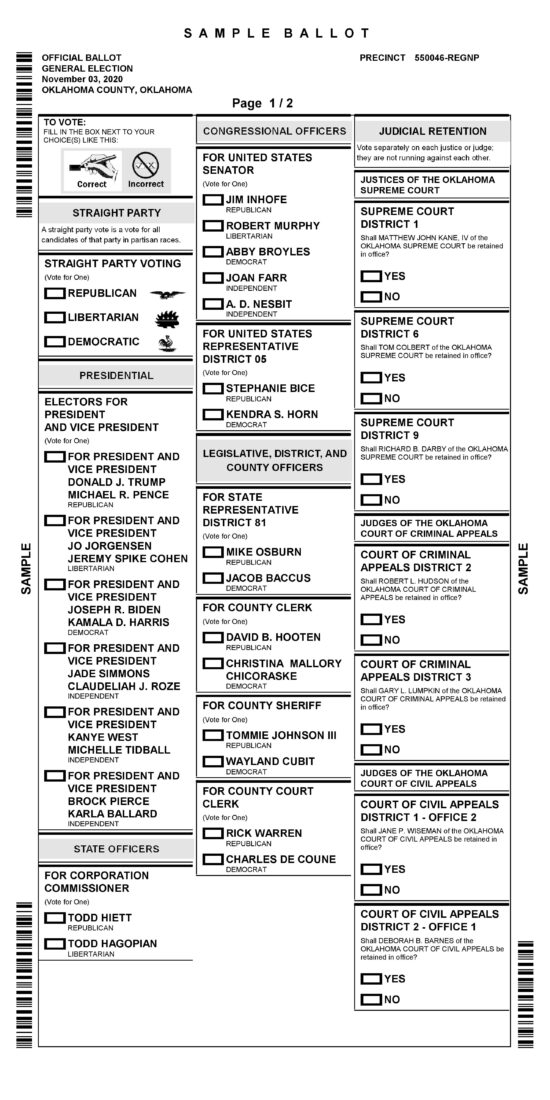 Processing, counting absentee ballots in Oklahoma a hefty undertaking ...