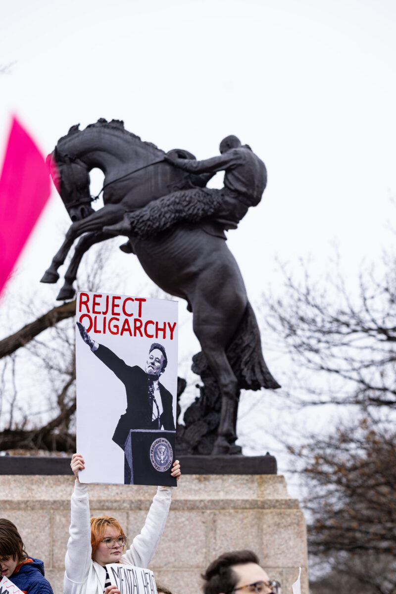 People gather at the Capitol to protest Project 2025 - UCentral Media